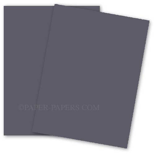BASIS COLORS - 8.5 x 11 CARDSTOCK PAPER - Grey - 80LB COVER - 100 PK
