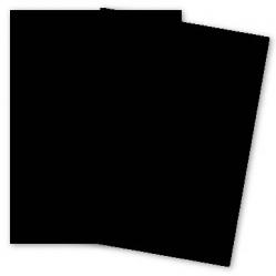 Plike (Plastic-Like) Paper - 8.5 x 11 - BLACK - 122LB COVER - 25 PK